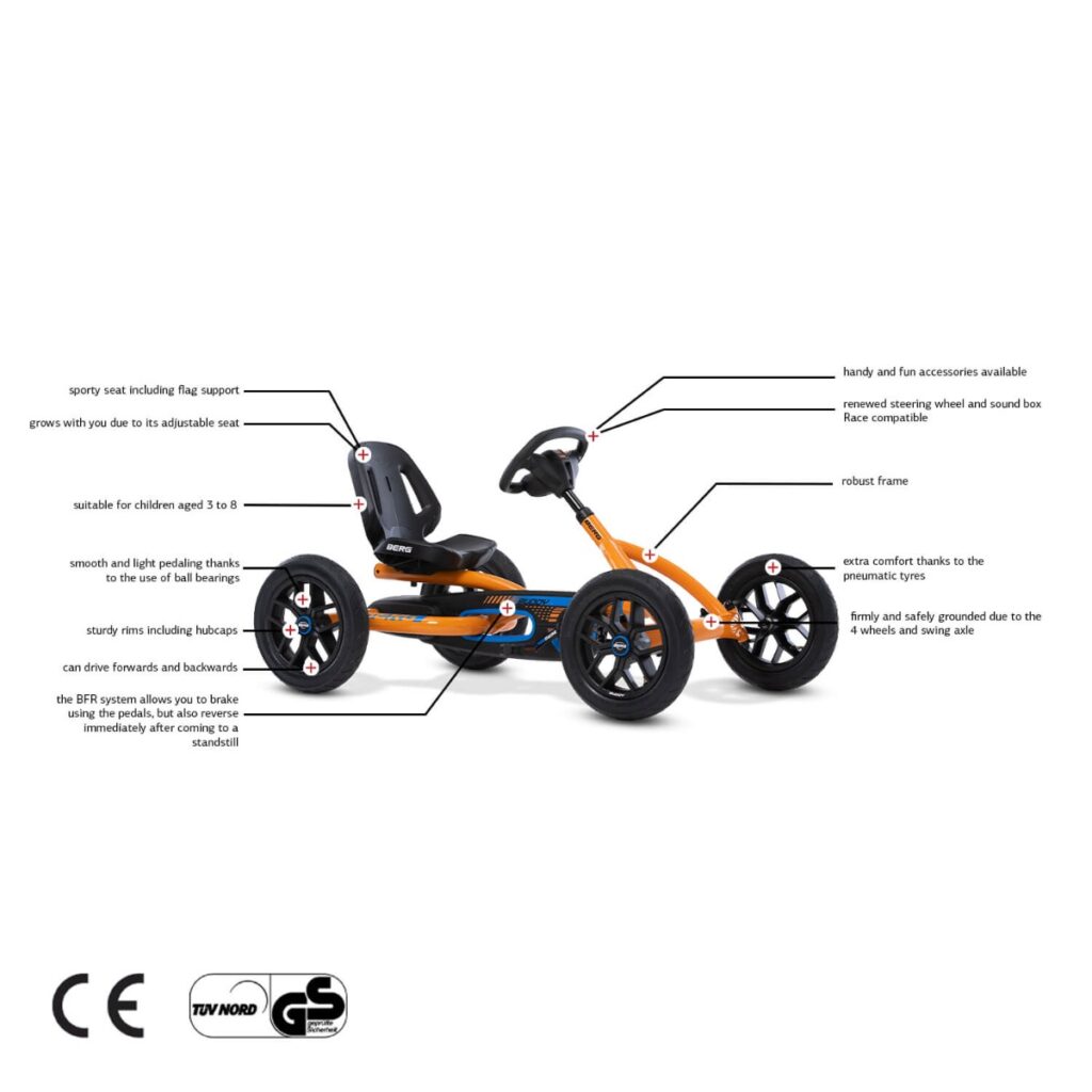 BERG Buddy PRO Polkuauto - Ykköstukku Oy - BERG Toys verkkokauppa